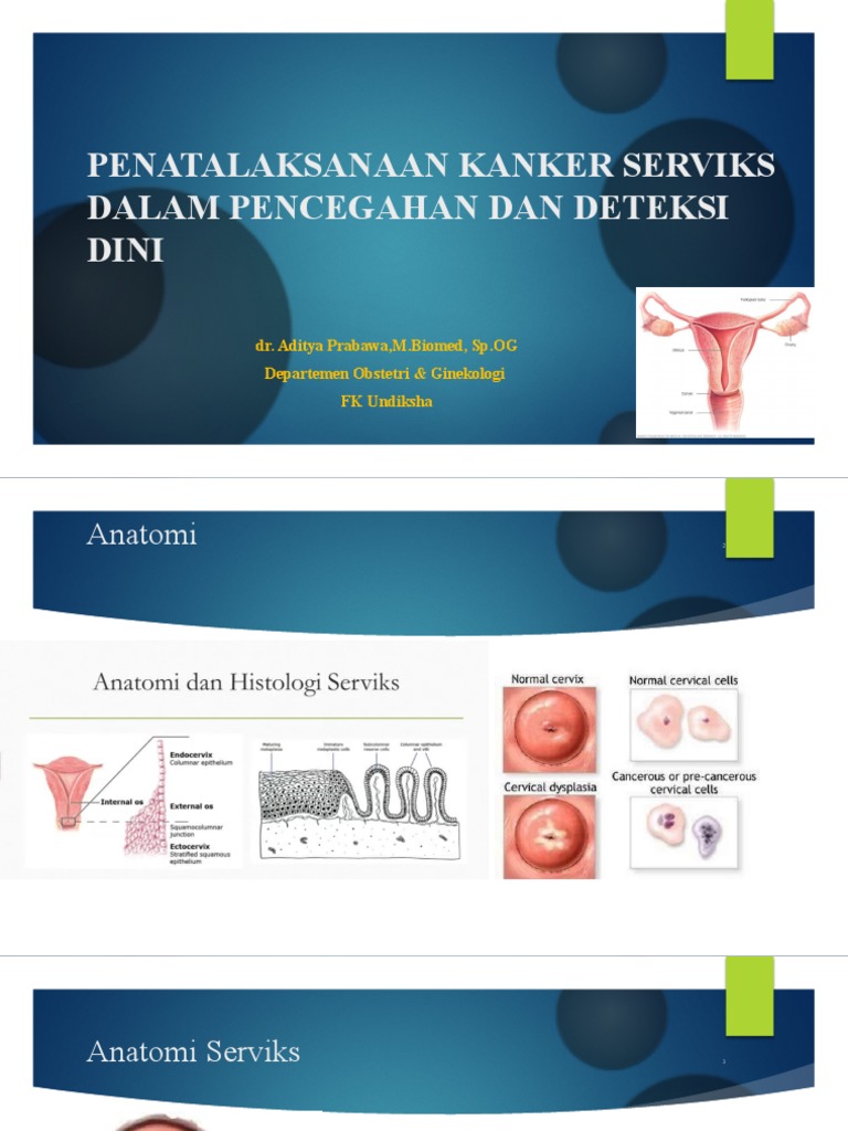 Penatalaksanaan Kanker Serviks Dalam Pencegahan Dan Deteksi Dini | PDF