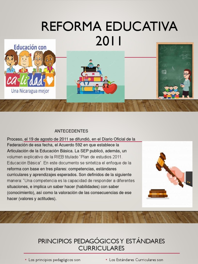 Reforma Educativa | PDF | Plan de estudios | Educación primaria