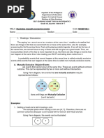 Lesson Plan Mutually Exclusive Events | PDF | Learning | Probability