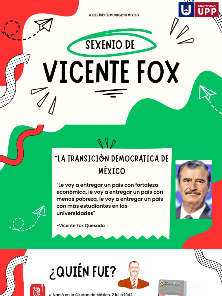 Vicente Fox - Sexenio | PDF | Partido Revolucionario Institucional | México