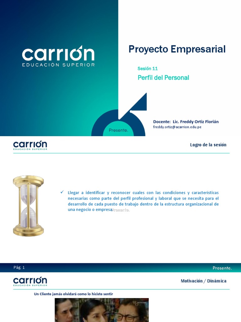 S11. Perfil Del Personal | PDF | Gestión de recursos humanos | Economias S11. Perfil Del Personal | PDF | Gestión de recursos humanos | Economias