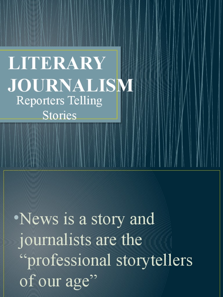 Literary Journalism | PDF