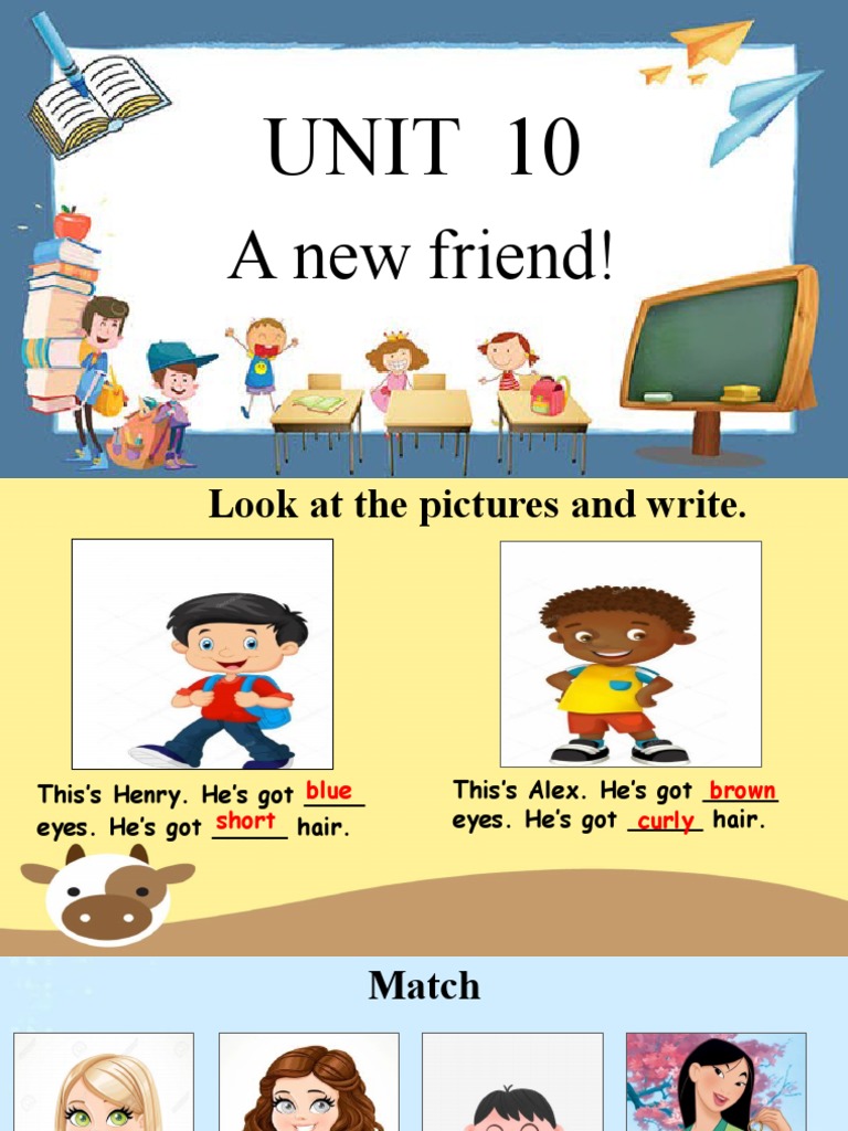 Unit 10: A New Friend! | PDF