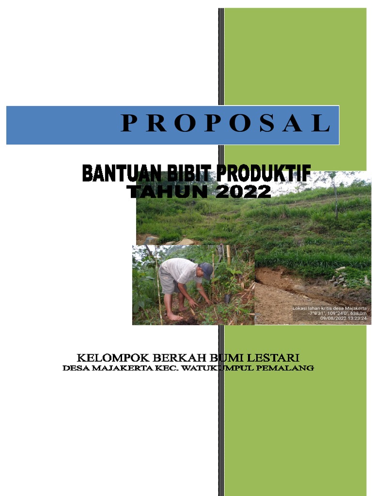 Proposal Bibit Produktif Tahun 2022 | PDF