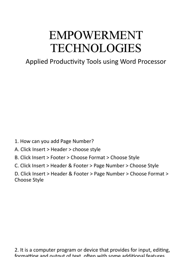 MS Word | PDF | Word Processor | Page Layout