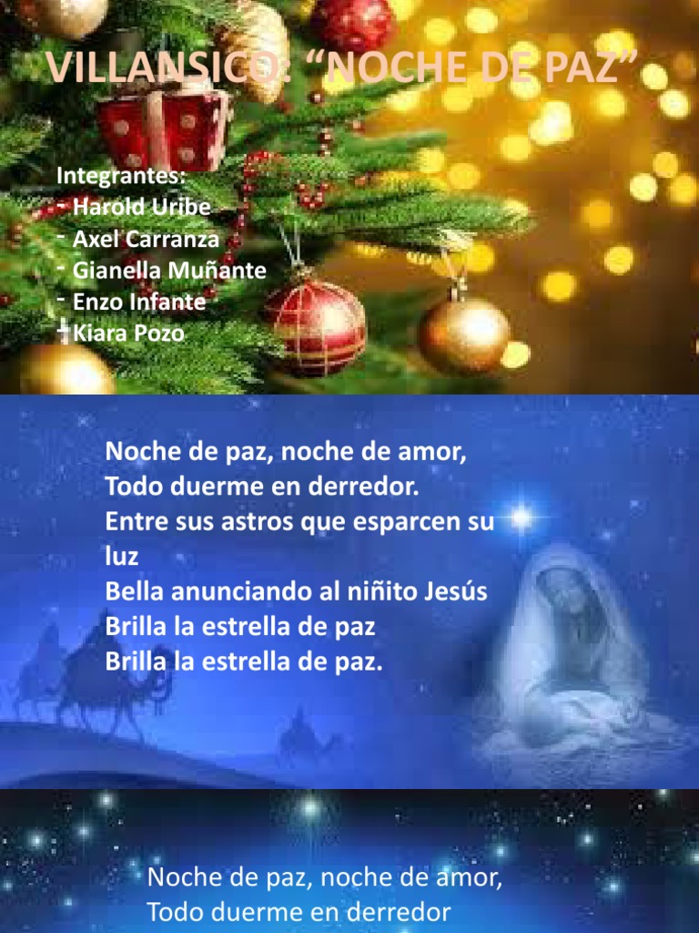 Villancico: "Noche de Paz" | PDF
