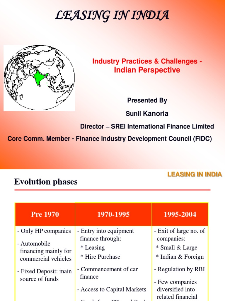 Leasing in India | PDF | Non Bank Financial Institution | Banks