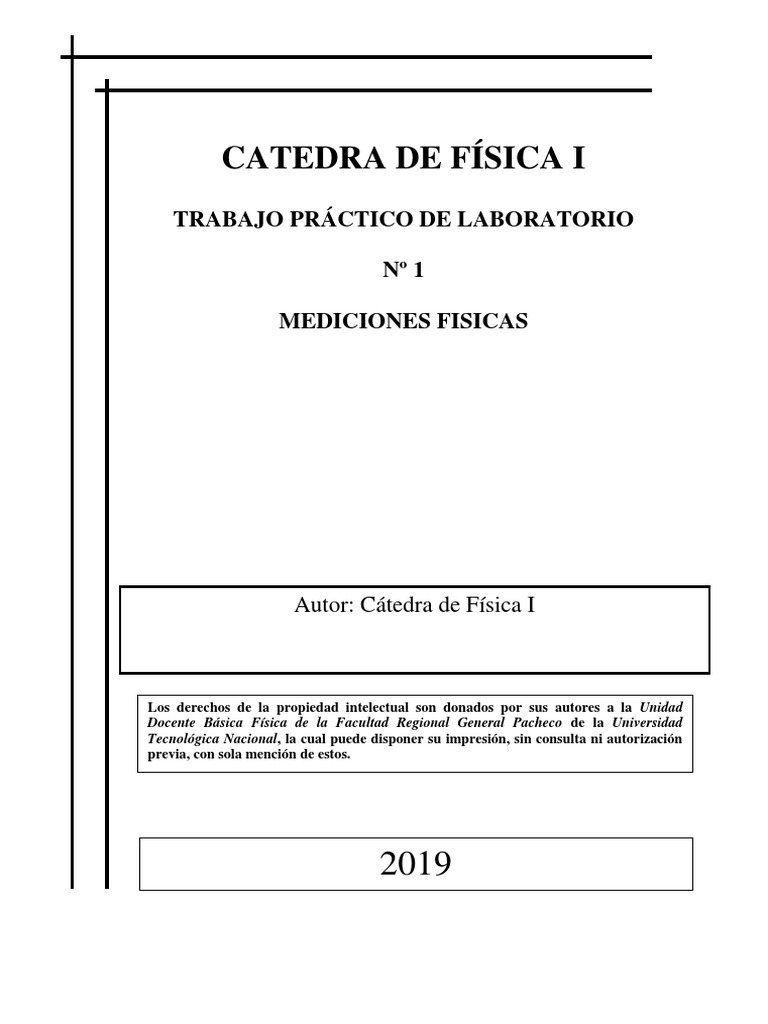 01-TP Nº01-Mediciones R05 | PDF | Medición | Volumen