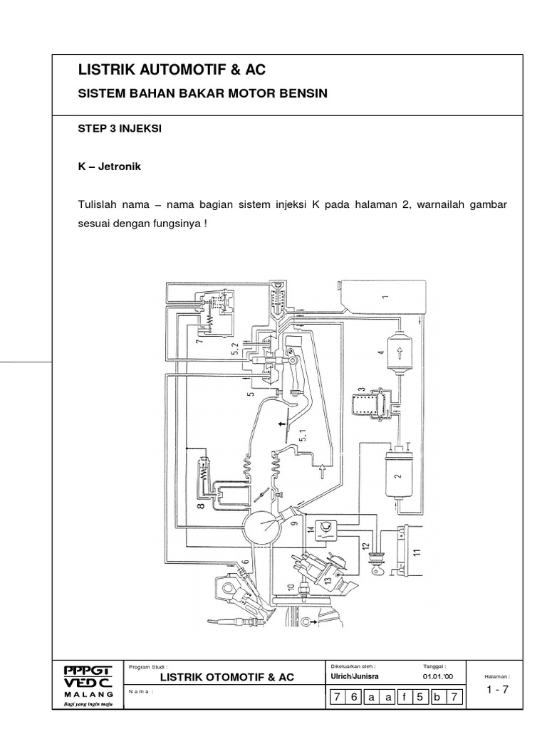 Sistem Injeksi Elektronik K Jetronic Pdf