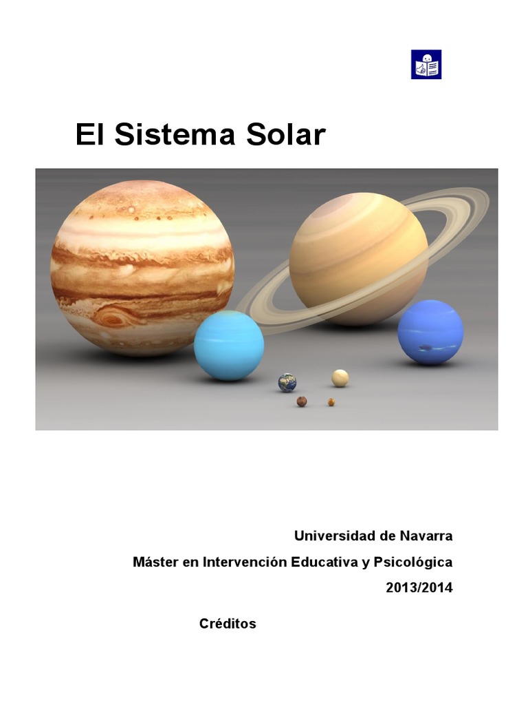 El Sistema Solar | PDF | Tierra | Sistema solar
