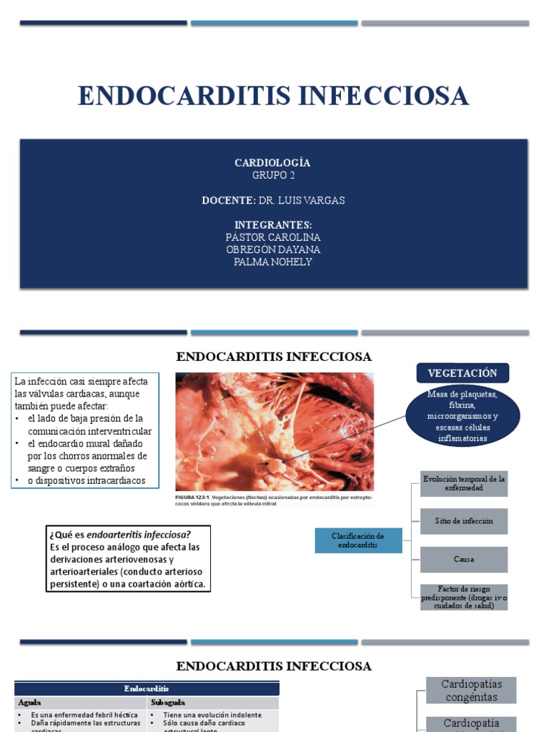 Endocarditis Infecciosa | PDF | Microbiología | Medicina