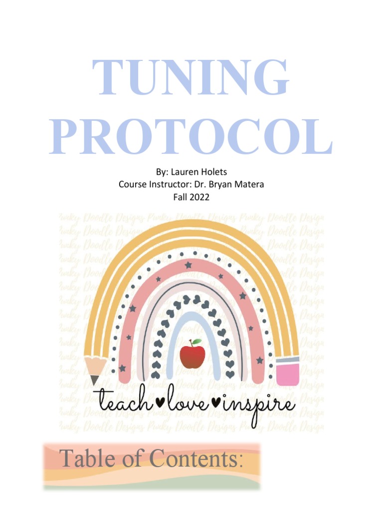 Tuning Protocol Lauren Holets | PDF | Phonics | Reading Comprehension