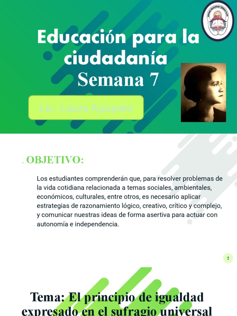 Cuidadania Semana 7 | PDF | Votación | Justicia