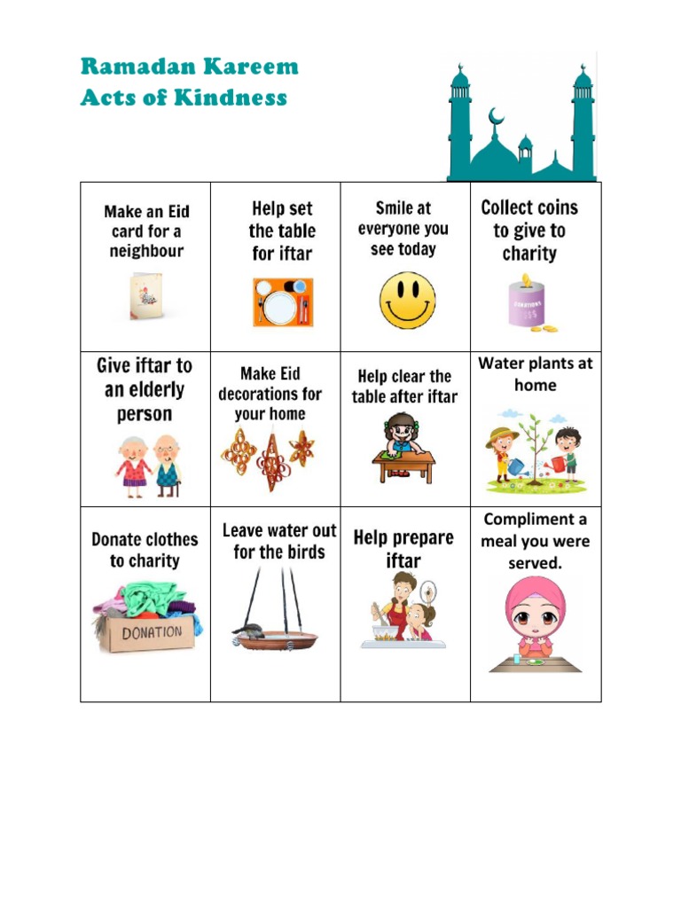 Ramadan Acts of Kindness | PDF