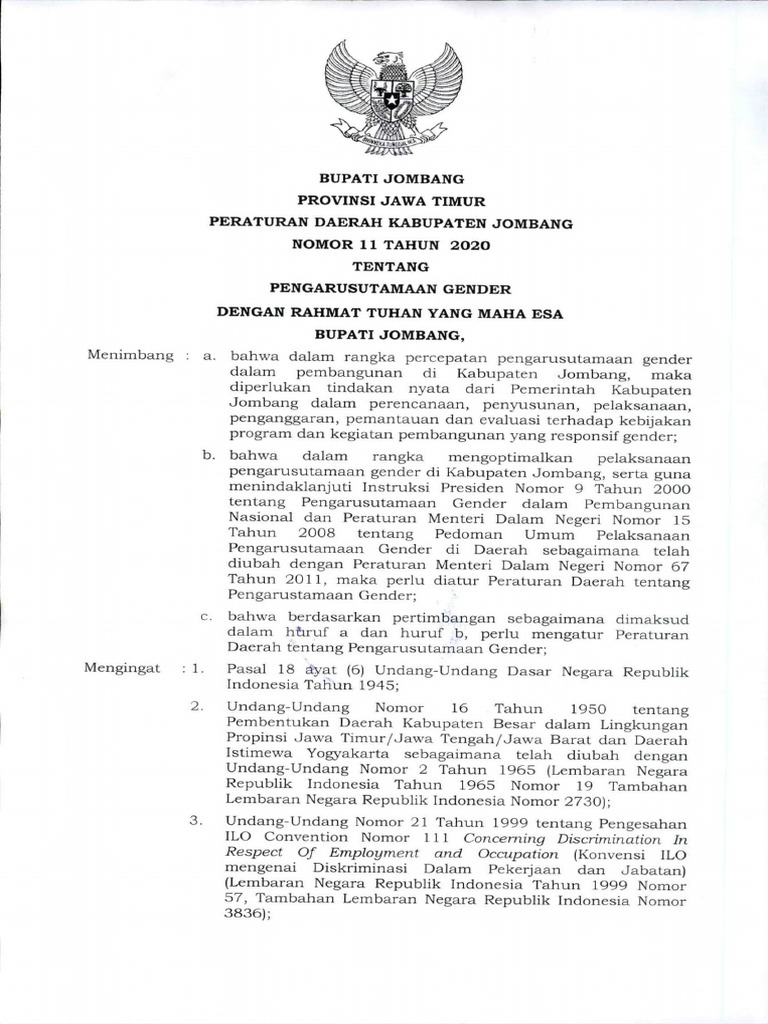 Perda 11 TH 2020 | PDF