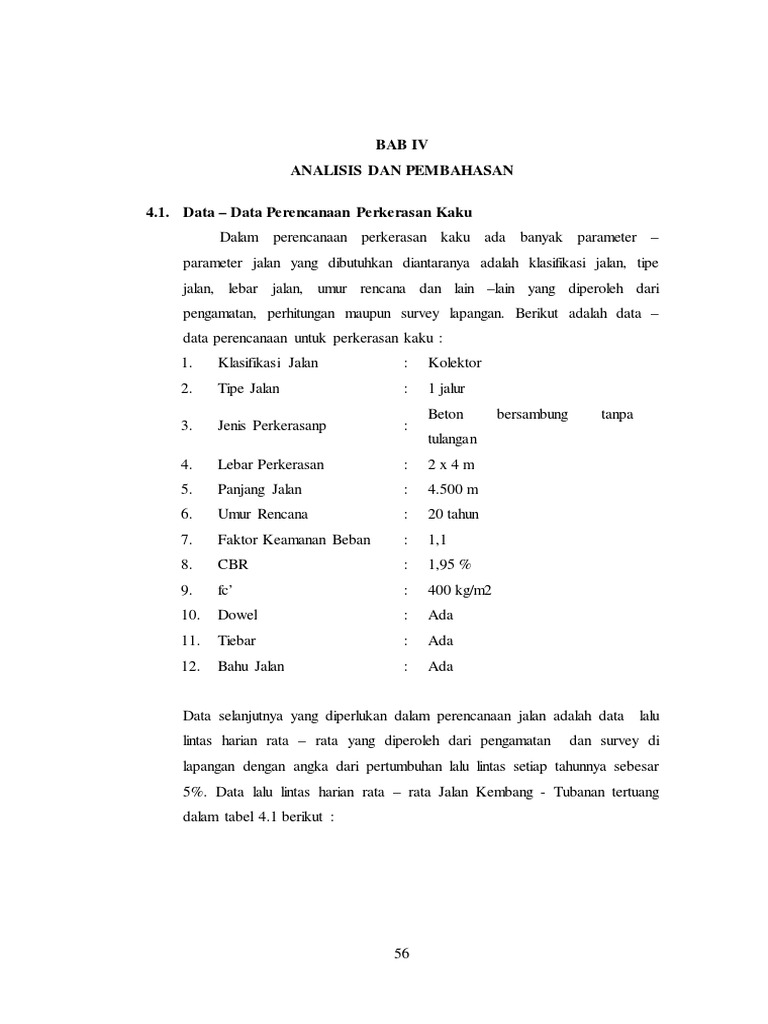 Contoh Analisa Perencanaan Rigid Dan Fleksibel Q | PDF