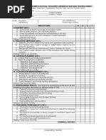 Rating-Sheet-For-Final-Demo-Teaching 1 | PDF | Teaching Method | Teachers