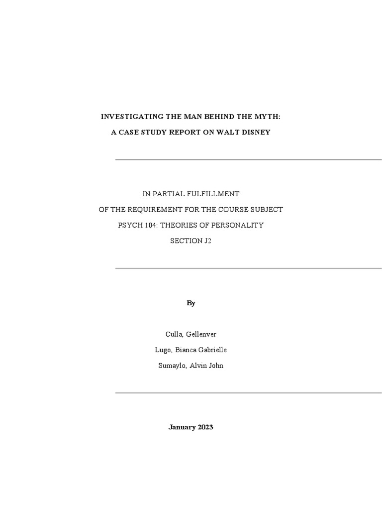 Walt Disney Case Study | PDF | Walt Disney