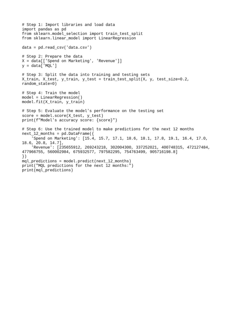 Forecast Mql Script Pdf