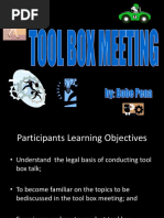 Tool Box Talk Form | PDF