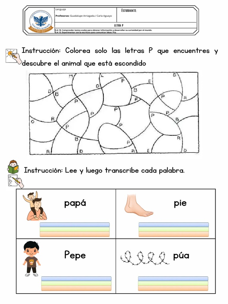 Presentar Letra P | PDF