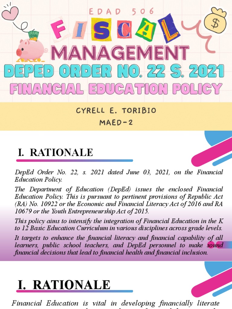 Fiscal Management | PDF | Financial Literacy | Curriculum