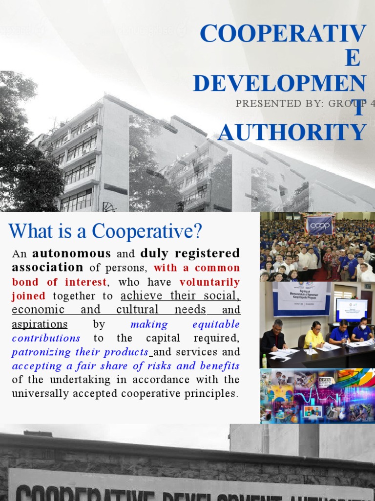 CDA - Outline | PDF | Cooperative | Governance