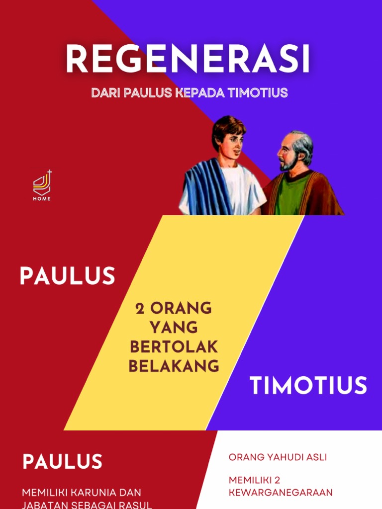 Regenerasi - Paulus Ke Timotius | PDF