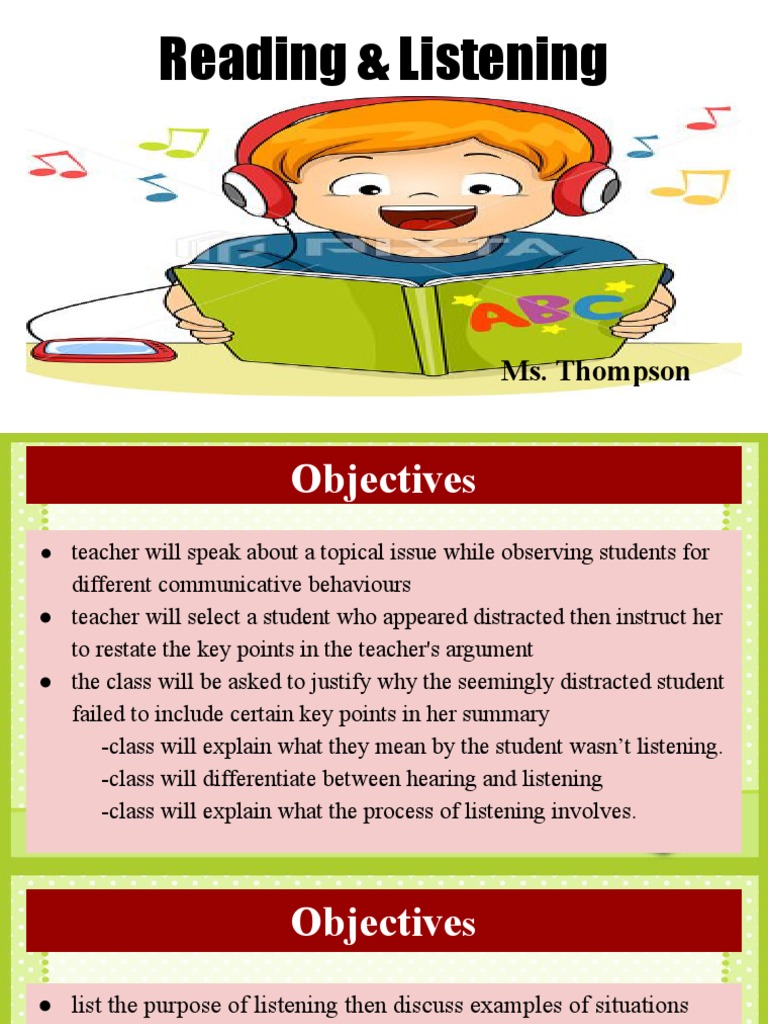 Reading & Listening (Communication Skills 6th Form) | PDF | Speed Reading | Communication