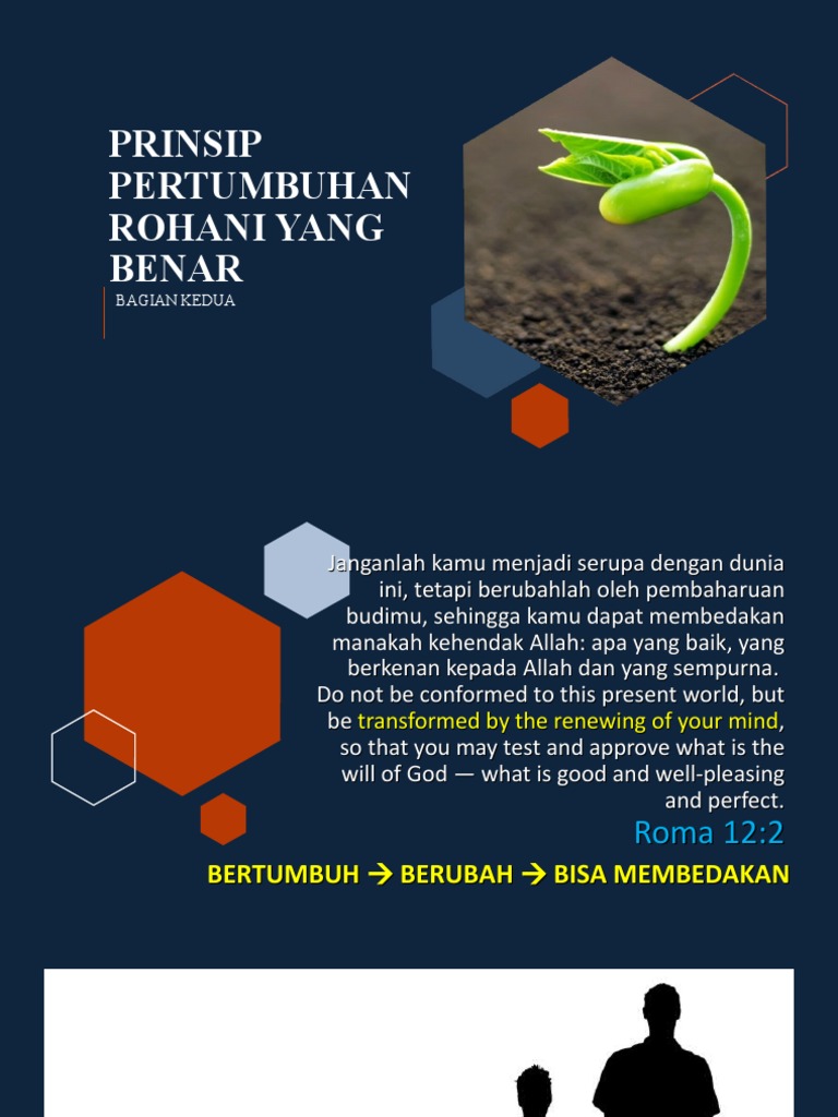 Prinsip Pertumbuhan Rohani Yang Benar | PDF