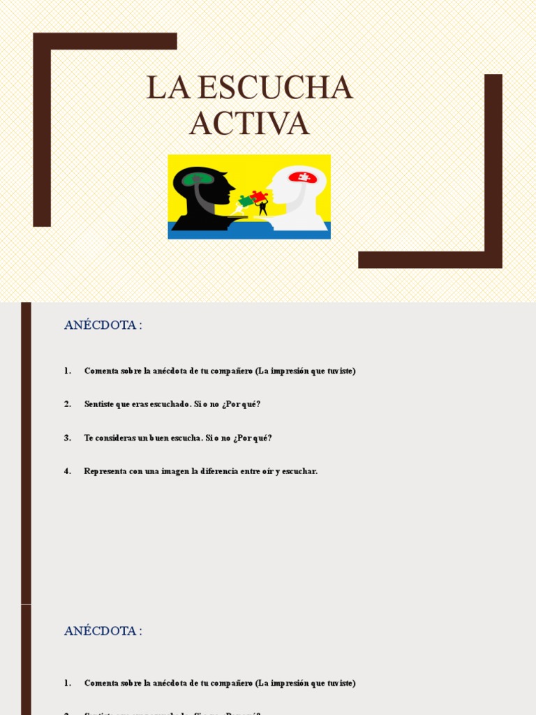 LA Escucha Activa | PDF