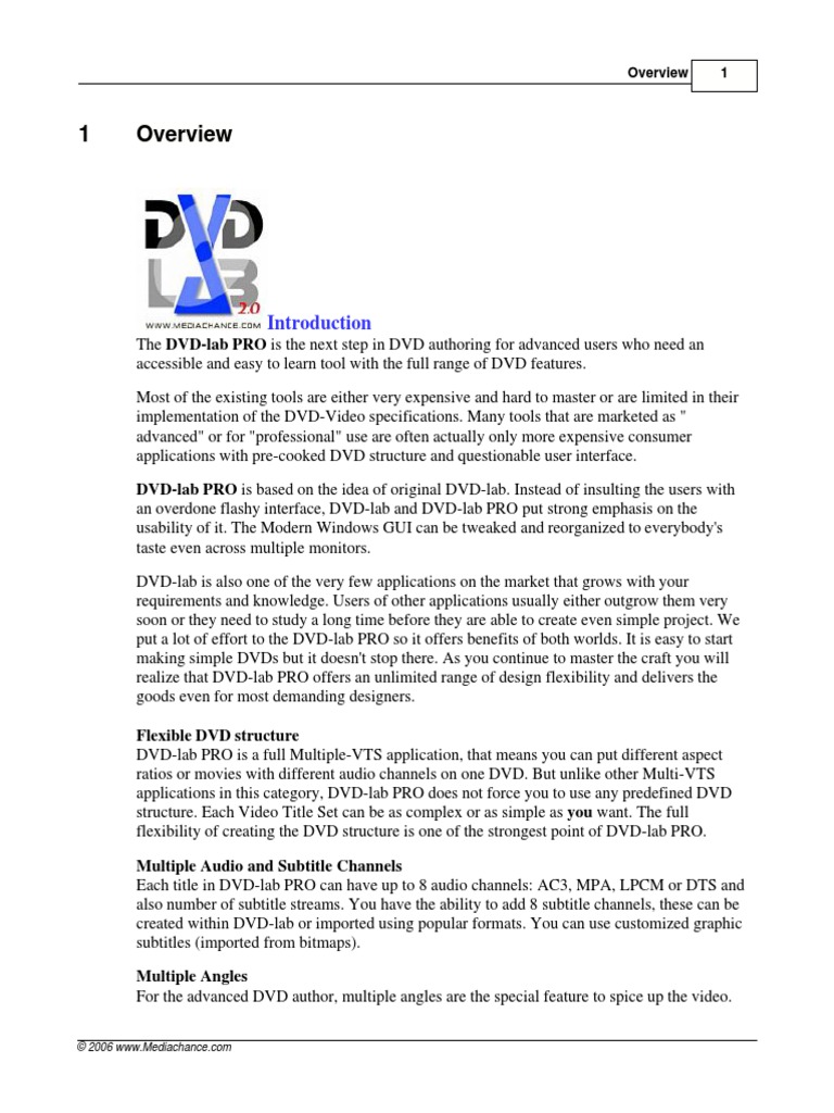 DVDlab PRO2 | PDF | Computing | Software