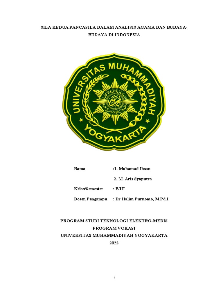 Sila Kedua Pancasila dan Kemanusiaan | PDF