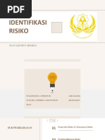 Contoh Laporan Mitigasi Risiko | PDF