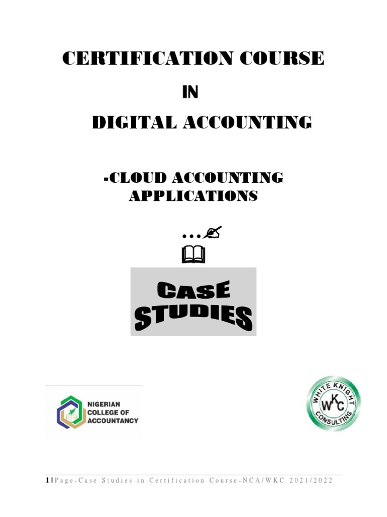 Cloud Accounting Applications - Pea 2021-2022 Session - Case Studies | PDF | Cheque | Banks