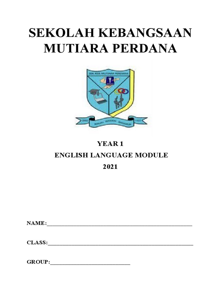 Year 1 English Language Module | PDF | Linguistics | Human Communication
