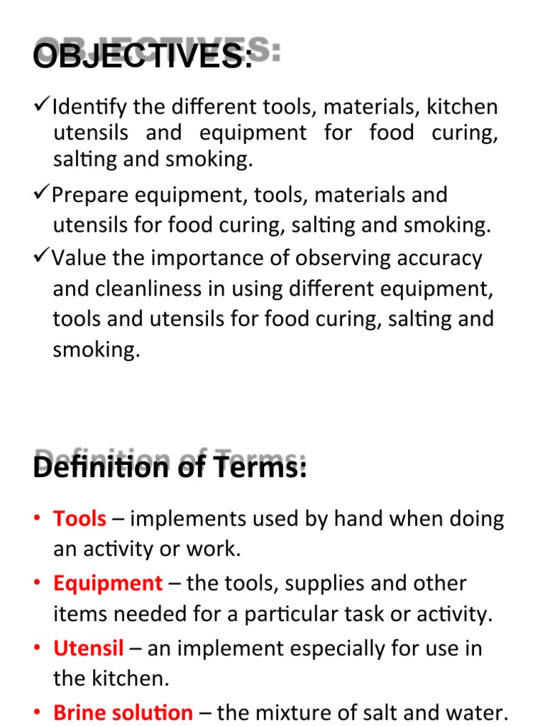 Salting Curing and Smoking | PDF | Curing (Food Preservation) | Food ...