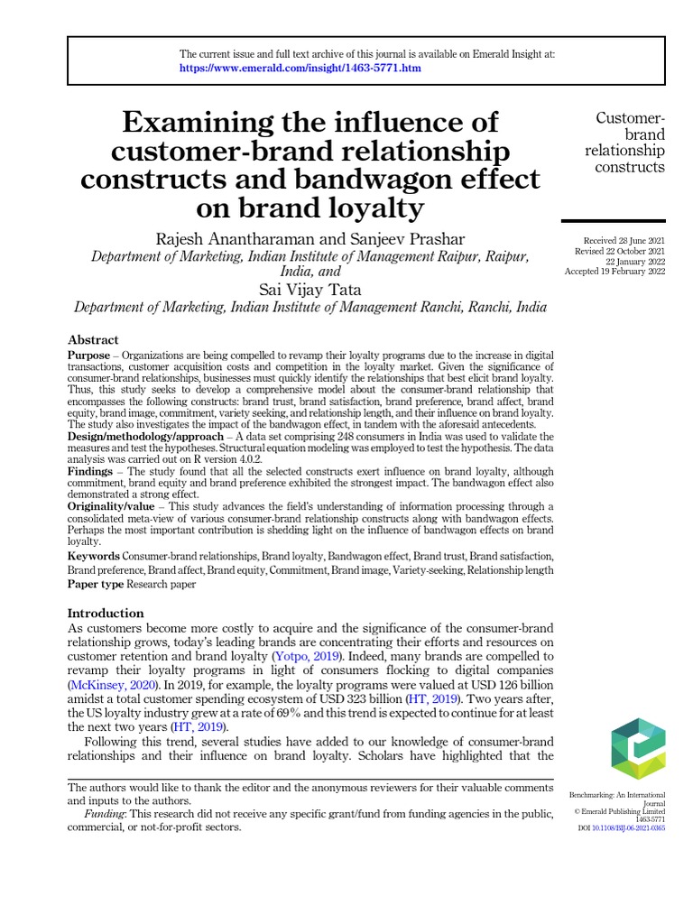 10 1108 - Bij 06 2021 0365 | PDF | Brand | Survey Methodology