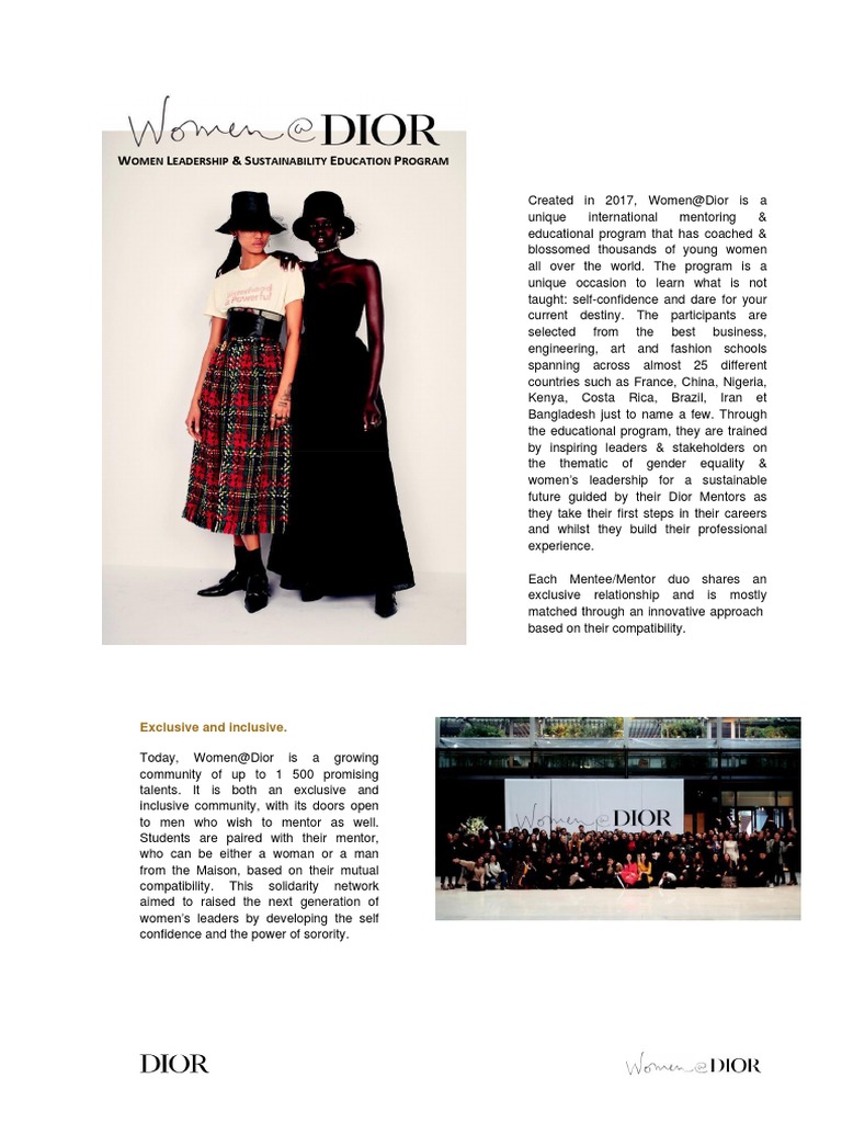2021 WOMEN@DIOR - COMMUNICATION PROGRAM GUIDELINES - 11 May 2021 ...