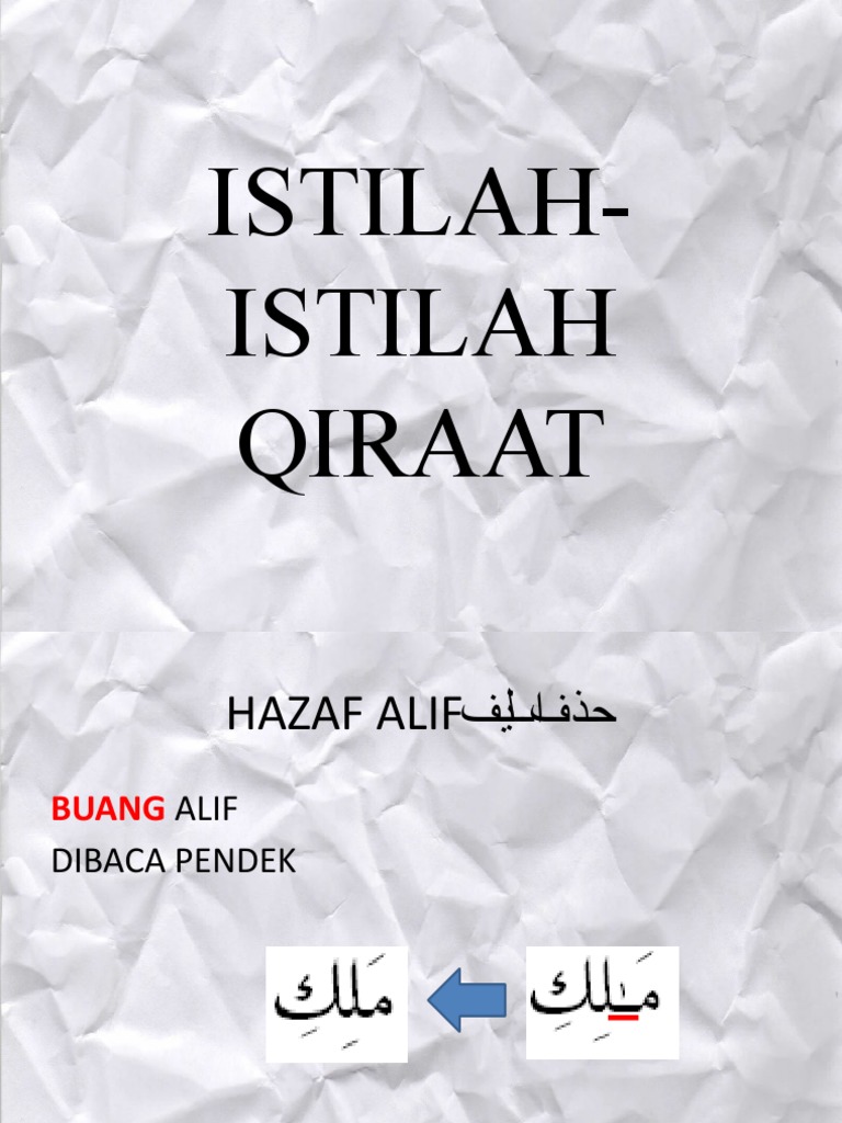 Istilah-Istilah Qiraat | PDF