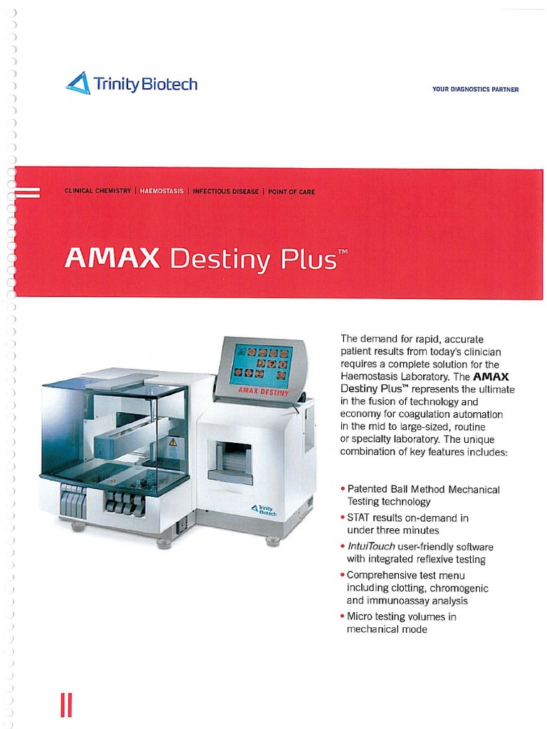 Destiny Plus + Reagents | PDF