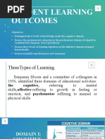Psychomotor Domain - Blooms Taxonomy | PDF | Cognitive Psychology ...