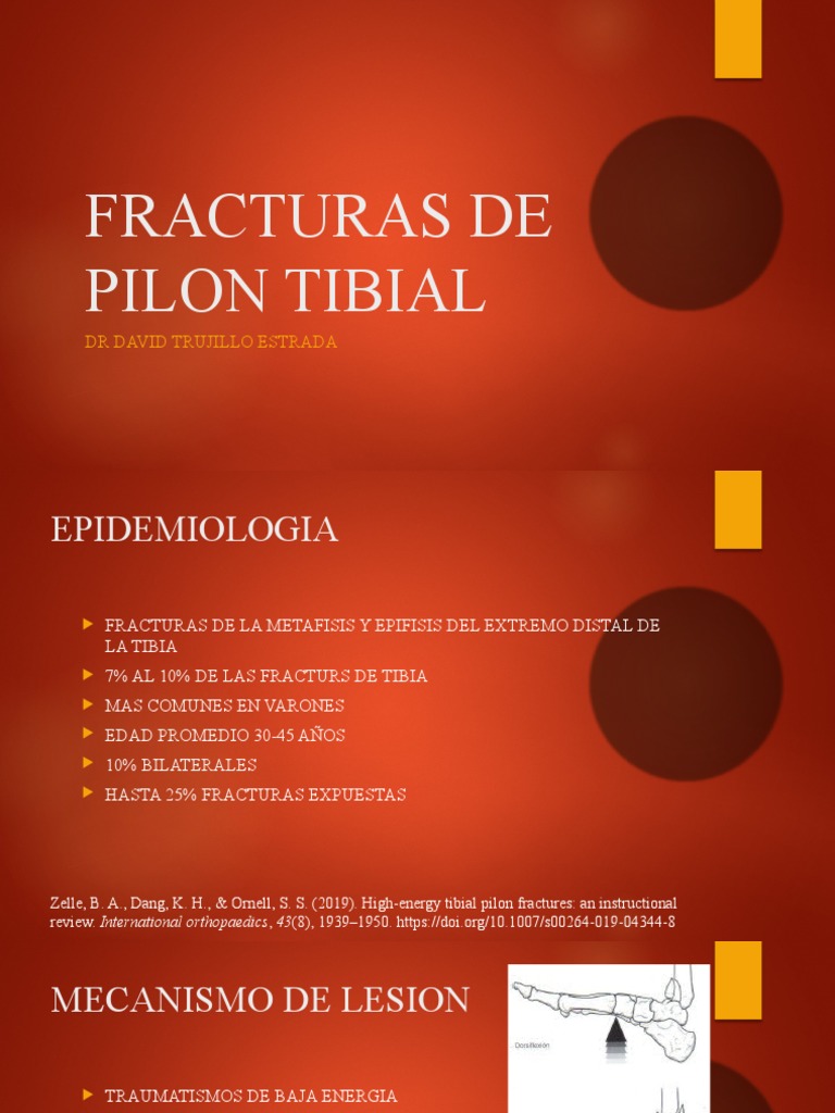 FRACTURAS DE PILON TIBIAL (Autoguardado) | PDF | Surgical Specialties ...