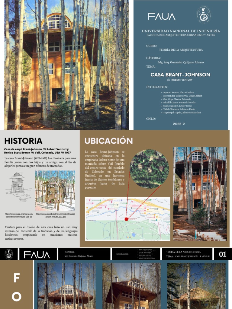 Casa Brant-Johnson: Diseño y Análisis | PDF
