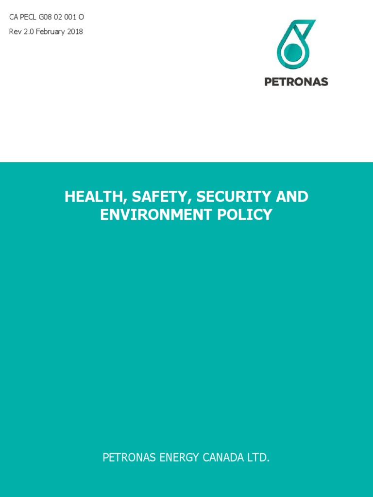HSSE Policy for Employees & Contractors | PDF | Regulatory Compliance ...