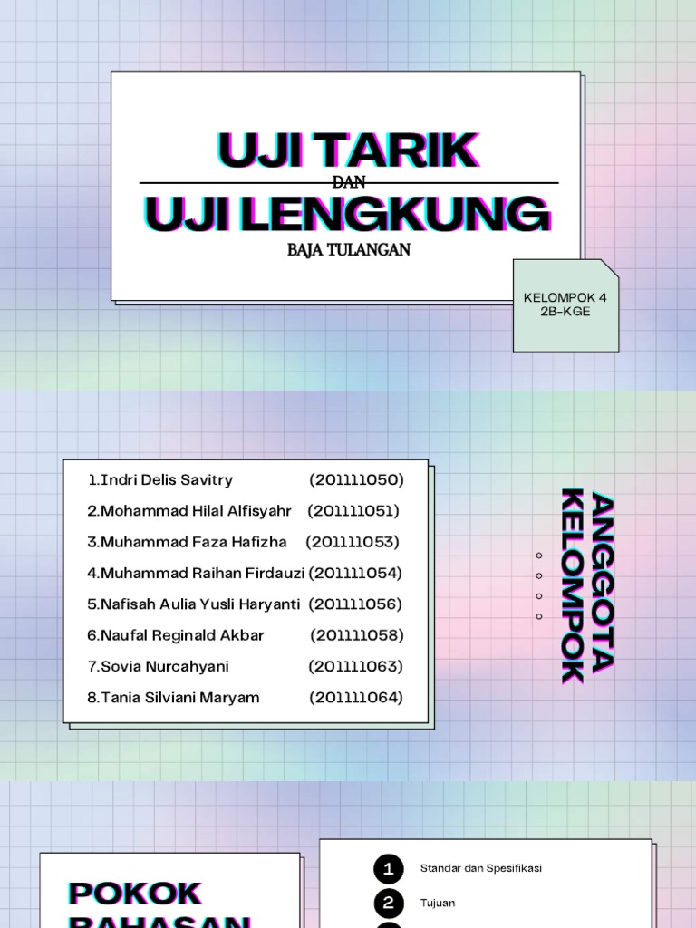 UJI KUAT TARIK BAJA TULANGAN | PDF