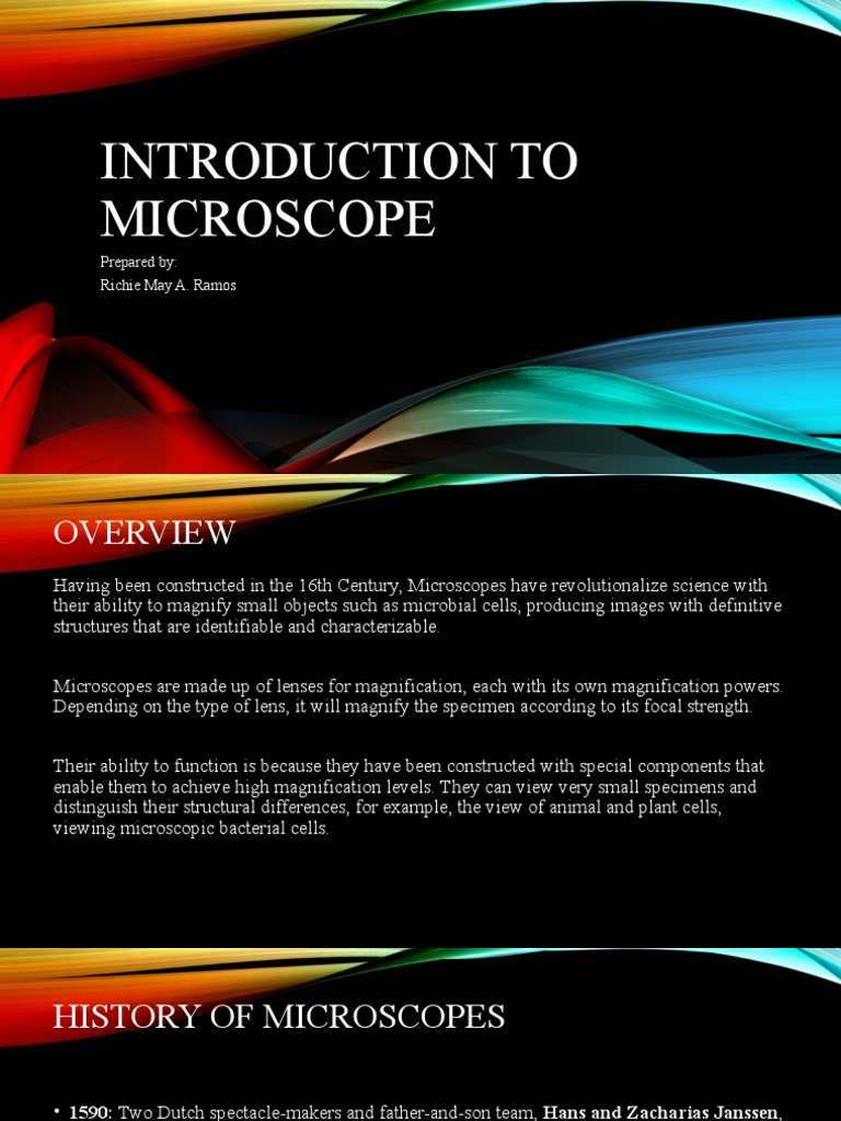 Introduction To Microscope | Download Free PDF | Microscope ...