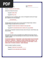 Poetry Analysis - Translating Grandfather's House | PDF | Poetry