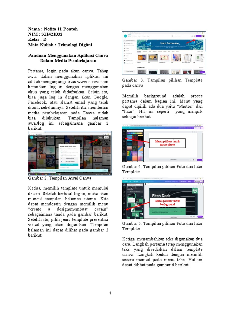 Panduan Lengkap Menggunakan Canva | PDF | Komputer