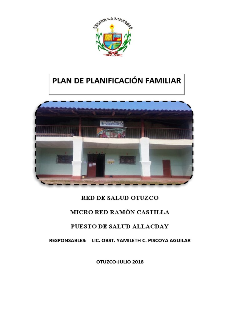 Plan de PPFF Alacday2018 | PDF | Planificación familiar | Control de la ...